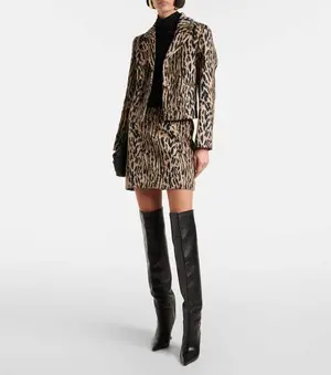 Rixo Leila Leopard-print Jacket