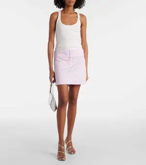 COURREGES Belted Miniskirt