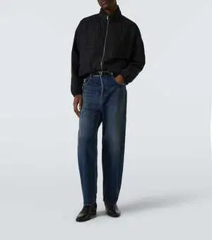 Saint Laurent Faded High-rise Straight Jeans