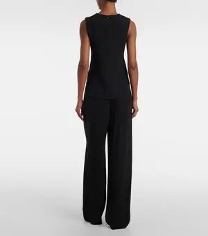 FFORME Gilma Peplum Top - Black