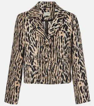Rixo Leila Leopard-print Jacket