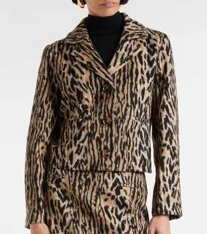 Rixo Leila Leopard-print Jacket