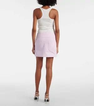 COURREGES Courrèges Belted Miniskirt - Pink
