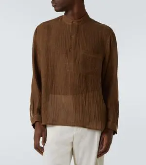 Le Kasha Amasa Linen Gaz Tunic