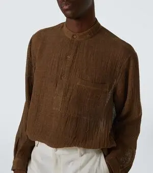 Le Kasha Amasa Linen Gaz Tunic