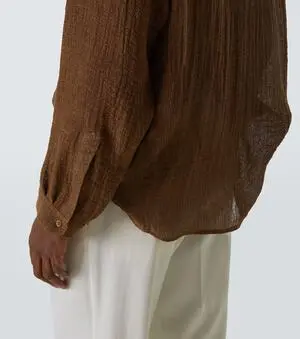 Le Kasha Amasa Linen Gaz Tunic