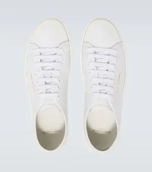 Saint Laurent Gym Leather Sneakers - White
