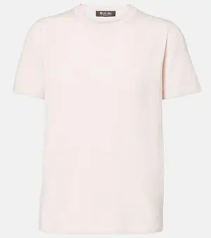 Loro Piana Drop Shoulder T-shirts For Women