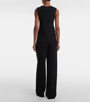 FFORME Gilma Peplum Top - Black