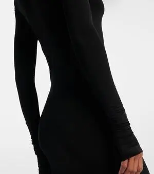 Balenciaga Jersey Maxi Dress - Black