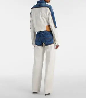 JEAN PAUL GAULTIER Petit Grand Paneled Denim Jacket