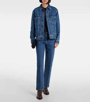 Loro Piana Brooke Mid-rise Cropped Jeans