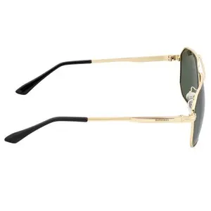 BREED Norma Polarized Aviator Sunglasses - Gold/black