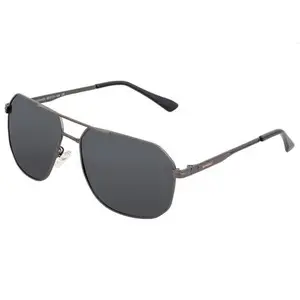 BREED BREED Norma Polarized Aviator Sunglasses Gunmetal/black