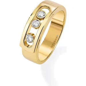 Messika Move Noa Diamond Band Ring - Yellow Gold