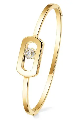 Messika So Move Diamond 18k Gold Bangle Bracelet - Yellow Gold
