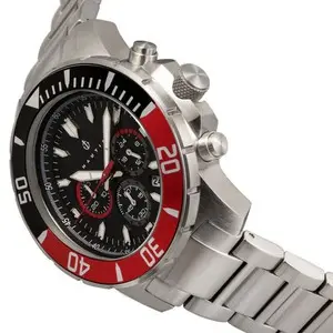 NAUTIS Dive Chrono 500 Chronograph Bracelet Watch - Black/red