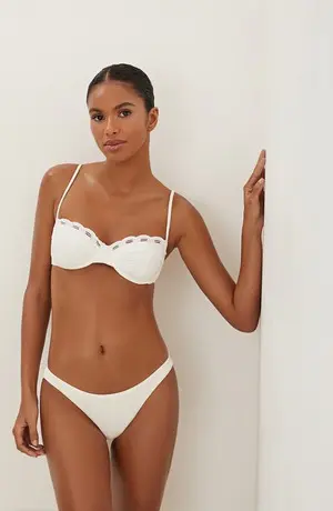 VIX PAULA HERMANNY Firenze Bikini Bottom - White
