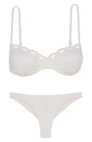 VIX PAULA HERMANNY Firenze Bikini Bottom - White