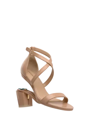 PASHION FOOTWEAR The Sandal 3" Block Convertible Heel