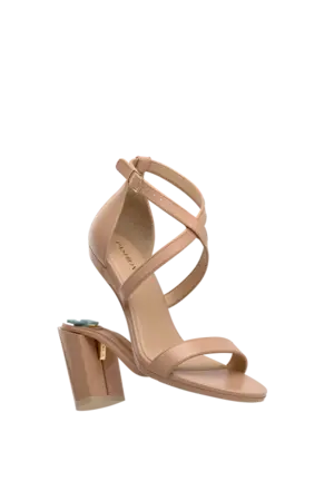PASHION FOOTWEAR The Sandal 4" Block Convertible Heel