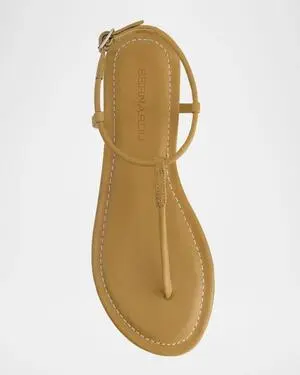 Bernardo Bernardo Hercu Leather Sandals Beige