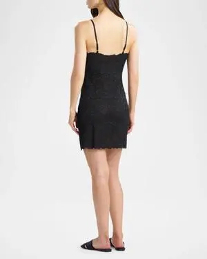 Natori Peony Lace Chemise - Black