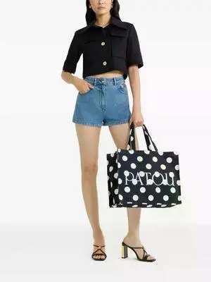 Patou Denim Mini Shorts