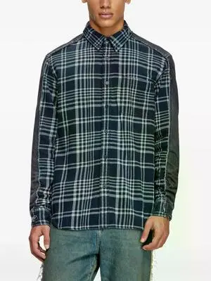 DIESEL® X Timberland Checked Shirt - Blue
