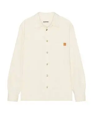 DARKPARK Serge Japanese Long Sleeve Shirt - Ecru