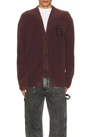 Aries Oversized Chenille Knit Cardigan