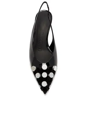 Attico Fiona 50mm Slingback - Black