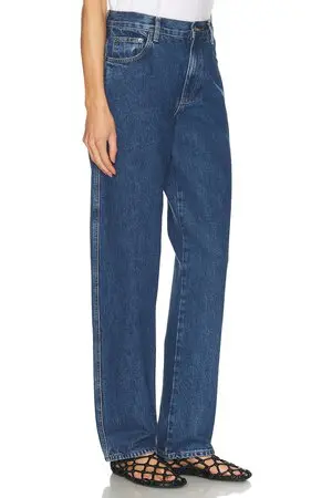 Matteau Relaxed Wide Leg Jeans - Classic Wash