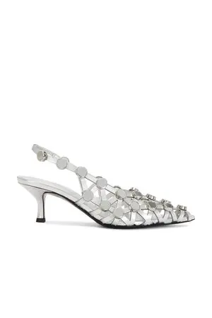 Attico Metallic Shoes For Women