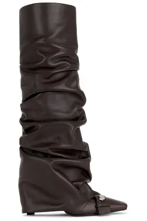 Chocolate Knee High Boots