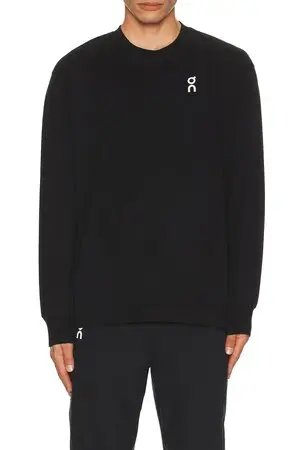 On Club Long Sleeve T-shirt - Black
