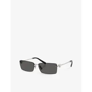 Tiffany & Co. Rectangle-frame Metal Sunglasses