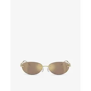 Michael Kors Mk1151 Manchester Oval Sunglasses - Brown