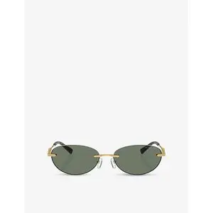 Michael Kors Mk1151 Manchester Rimless Sunglasses - Green