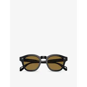 Oliver Spencer Square-frame Sunglasses - Black