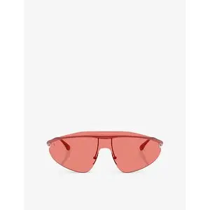 FERRARI Fh1015 Irregular Sunglasses - Red