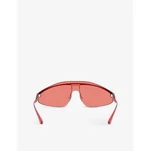FERRARI Fh1015 Irregular Sunglasses - Red