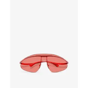 FERRARI Fh1015 Irregular Sunglasses - Red