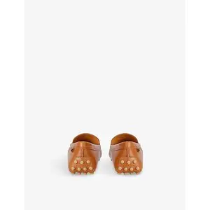 TOD'S Gommino Leather Driving Shoes - Tan
