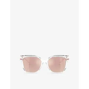 Michael Kors St. Barths Square-frame Sunglasses - Clear