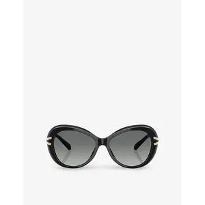 SWAROVSKI Butterfly Sunglasses - Black