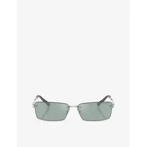 Tiffany & Co. Tf3108b Rectangle Sunglasses - Silver