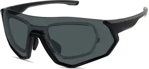 Zenni Aviator Full Rim Sports Glasses - Black