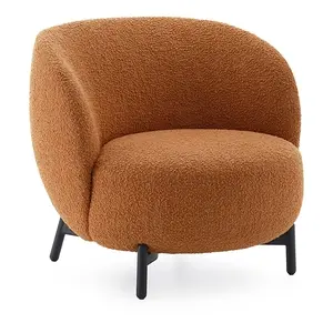 KARTELL Lunam Curved Armchair - Curly Orange