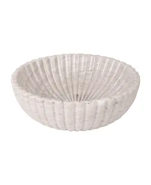 GAURI KOHLI Cairo Marble Bowl - Beige